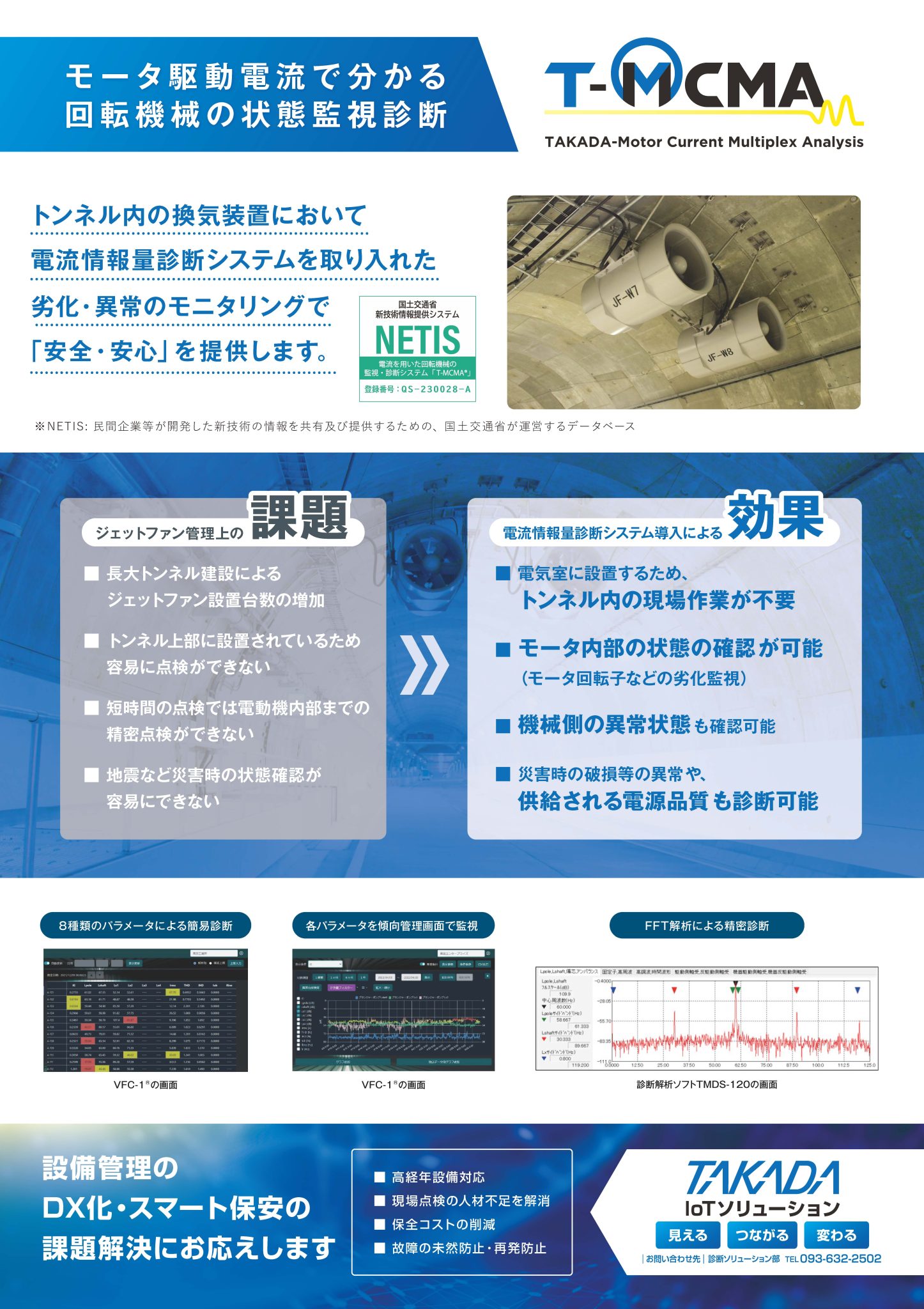 電流情報量診断システム T-MCMA®が、国土交通省の運用するNETIS（ネティス：新技術情報提供システム）に登録 | 新着情報 | 株式会社 ...